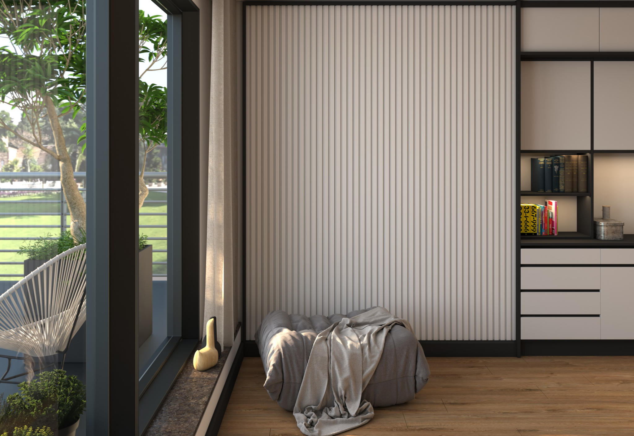 White MDF wall panel - Les Planchers Payless