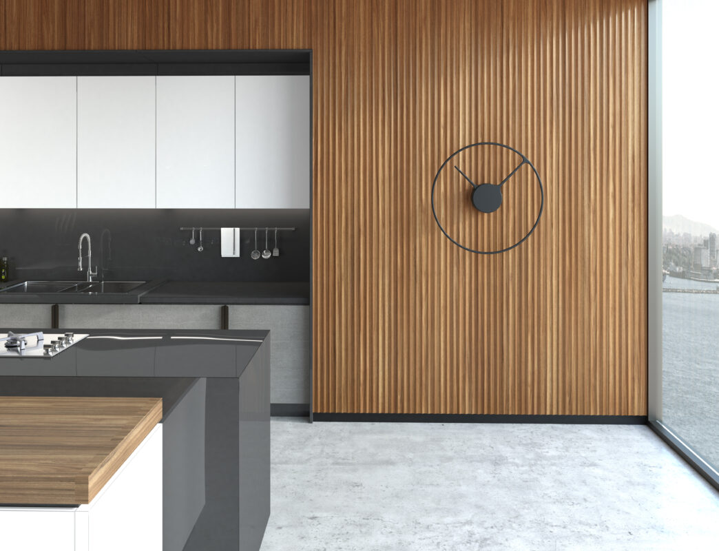 Panneau mural en MDF Teck - Les Planchers Payless